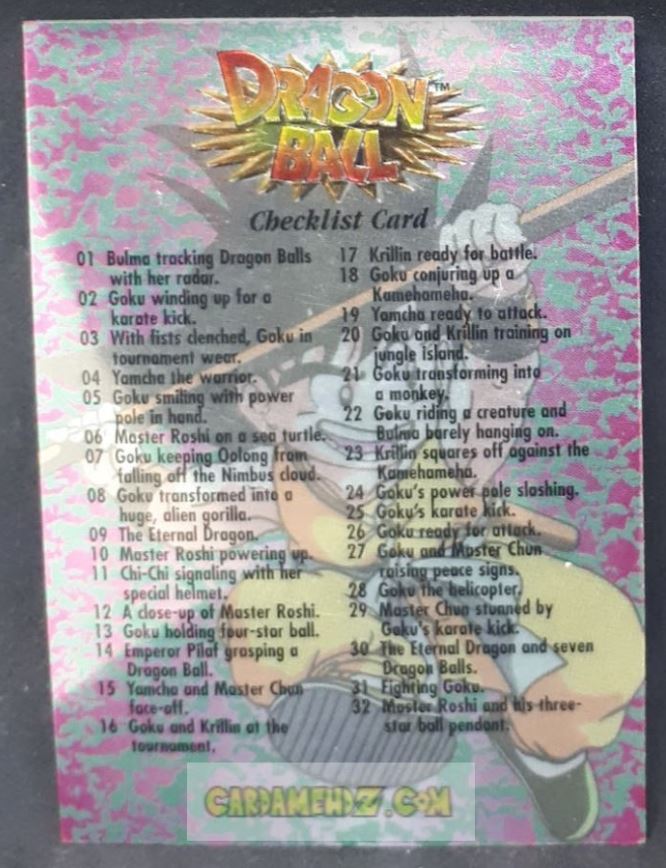 Trading Card Chromium DB Part 1 Checklist (1996) – cardamehdz